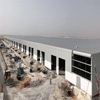 China Fireproof Large Span Steel Structure Workshop Frame Prefabricated ISO9001 for sale