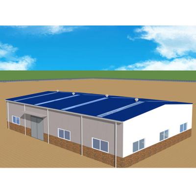 Cina costruzione di struttura di industria del magazzino della struttura d'acciaio della costruzione prefabbricata di 30m*20m in vendita