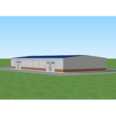 China Industrial Prefab Steel Structure Warehouse Frame Construction Building for sale