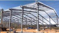 China Q355 Welded H Section Steel Structure Workshop With UPVC Downpipe for sale