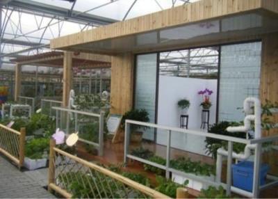 Cina Ristorante della serra di vetro di Venlo facente un giro turistico d'acciaio leggero su misura in vendita
