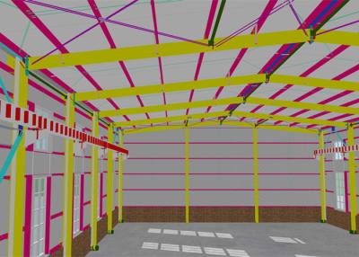 China Durable Industrial Steel Structure Workshop Building Bending ISO9001 for sale