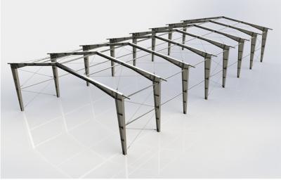 China Sandwich Panel Steel Structure Building Shed for Workshop for sale