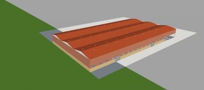 China Stahlkonstruktion Lagerhaus Baumaterial für gewerbliche und landwirtschaftliche Gebäude zu verkaufen