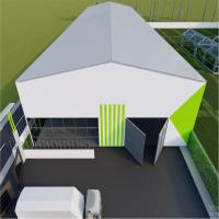 China Light Steel Frame Structure Warehouse Workshop For Customized for sale