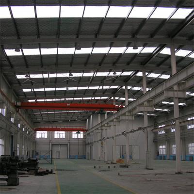 中国 Q355/Q235 選択的な隔熱とUPVCダウンパイプを持つ鉄鋼構造工房 販売のため