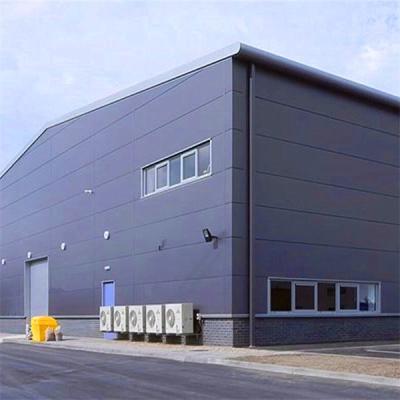 China Customized Portal Structure Metal Building Workshop With Rolled Up Door for sale