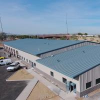 China Steel structure production and processing workshop with pitched roof for sale