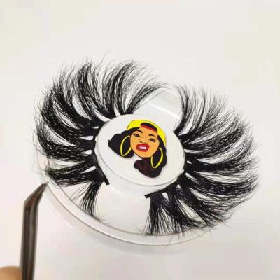 中国 25mmの28mm磁気まつげは円形の目のための偽の鞭を防水する 販売のため