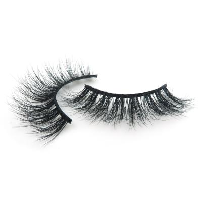 China Het natuurlijke Kijken 3D Faux Mink Eyelashes 16mm Wreedheids Vrije Zwepen voor Sian Eyes Te koop