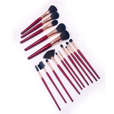 Cina Logo Eye Makeup Brush Set su misura 15 pezzi imperla la maniglia di plastica di stile in vendita