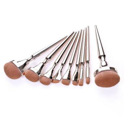 Cina Capelli sintetici set di pennelli cosmetico di trucco di 9 pezzi per il truccatore in vendita