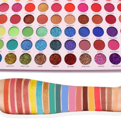 Cina 80 colori luccicano l'ombretto pigmentato scintillio minerale impermeabilizzano in vendita