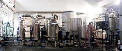China High Efficiency Multiple Effect Evaporation , Titanium Plate To Plate Heat Exchanger Wastewater Treatment for sale