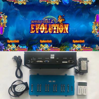 Amazing Coin Operated Games Arcade Monster Strike 2 Evolution Fish Game Table Fishing Hunter  Game Software