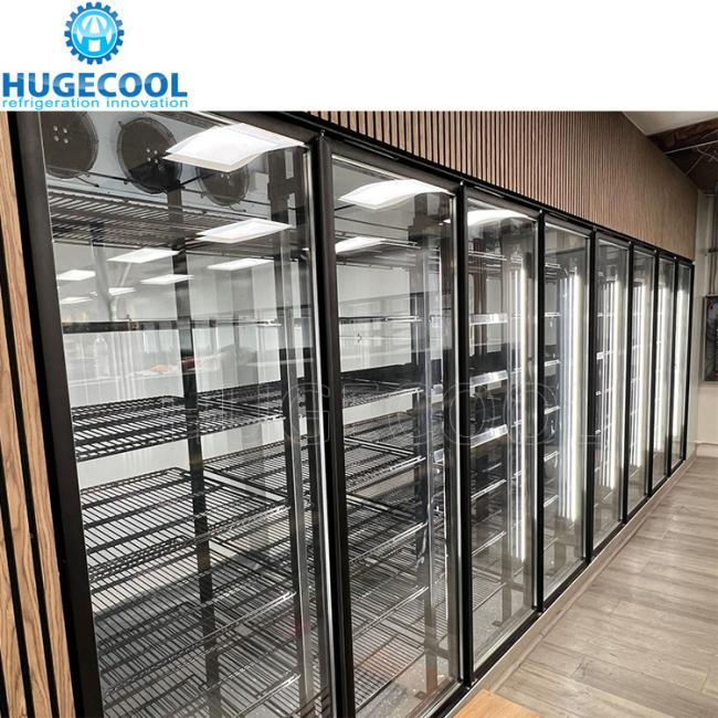 12 Door Walk in Cooler Beer Cave with Triple Glazing Door