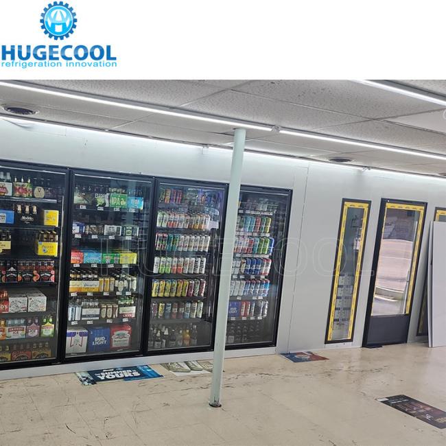 Beer Cave Beverage Cooler Foods Freezer Display Walk Ins