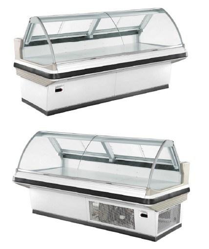 L Shape Cooler Room with Low-E Glass Door