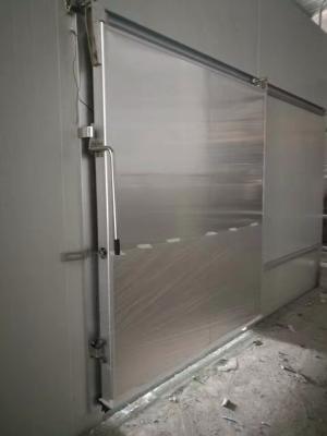 China Vaccine Storage Cold Room Sliding Door with Assembled Electrical Heater Defrost Frame for sale
