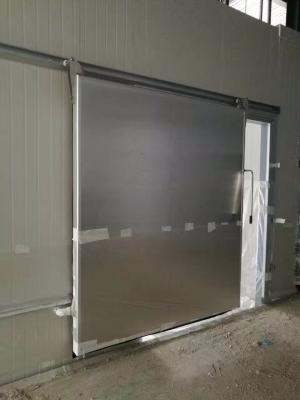 China Vaccine Storage Cold Room Sliding Door with Assembled Electrical Heater Defrost Frame for sale