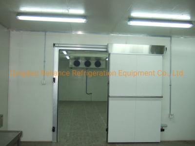 China Assembled Structure One Ton Fish Cold Room with Freon Refrigerant and LED Lighting for sale