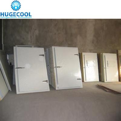 China Temperature -10-0C Air Cooling Cold Room Panel with Cam Lock Hinged Sliding Door for sale