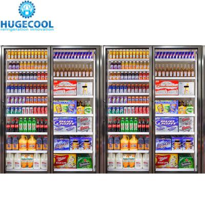China Walk in Cold Room Display for Food Beverage Temperature -18c High Performanc for sale