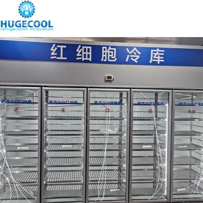 China Heating Glass Door U Type Walk in Cooler Merchandiser Freezer for Supermarket Displa for sale