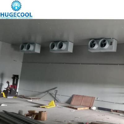 China 130t Beef Fresh Chiller Camera Room Cooler Storage with 200mm PU Panel and Rack Unit for sale