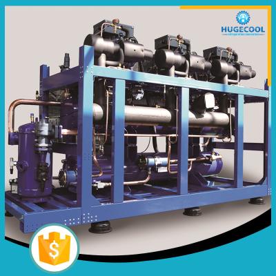 China CO2 Supermarket Refrigeration Systems , Screw Compressor Rack Refrigeration for sale