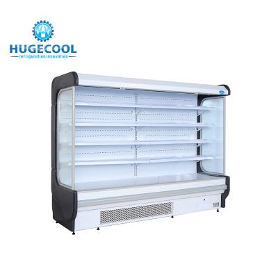 China Multideck Refrigerated Display Case , Supermarket Cooler Display Shelving for sale