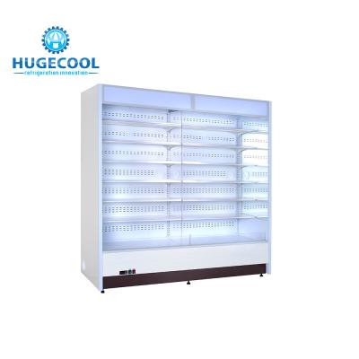 China Multideck Refrigerated Display Case , Supermarket Cooler Display Shelving for sale