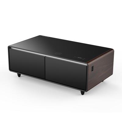 China Moderna Mini geladeira mesa de chá com música e faixa de temperatura de 3 8 C/6- 12 C à venda