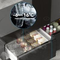 China Adjustable Height Mini Refrigerator with USB Wireless Charging and Modern Design for sale