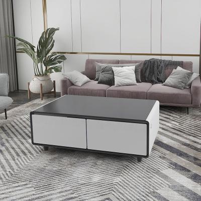 중국 별도의 주방에 스피커와 함께 응용 프로그램으로 제어 된 최고의 고급 냉장고 테이블 판매용