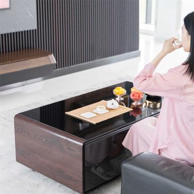 Cina Smart Coffee Table con cassetto frigorifero integrato e tecnologia compressore del lettore musicale in vendita