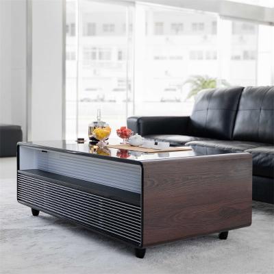 Cina Smart Coffee Table con cassetto frigorifero integrato e tecnologia compressore del lettore musicale in vendita