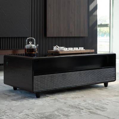 China Smart Furniture Modern Living Room Coffee Table with Wireless Charging and Music Player for sale
