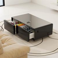China Convenient and Practical Primst Modern Smart Coffee Table with Built-in Refrigerator for sale