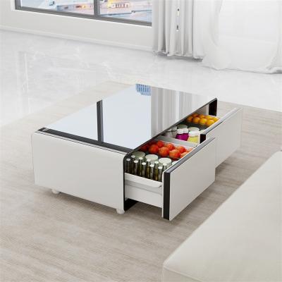 China 2024 Smart Coffee Table Refrigerator Frost-Free Defrost Type and Large Capacity Storage for sale