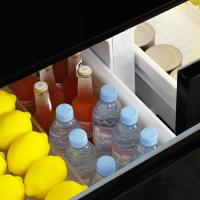 China Customized Smart Dual Door Table Mini Bar Fridge Drawer With Multifunctional Coffee Table for sale