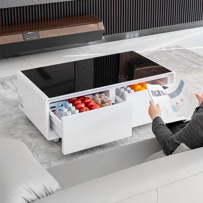 Cina Arredamento del soggiorno Tavolo da caffè moderno con fonte di alimentazione elettrica e funzionalità intelligenti in vendita