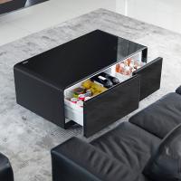 China Multifunctional Smart Coffee Table with Wireless Charging and Compressor Refrigerator for sale
