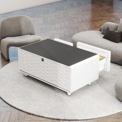China Carregador sem fio Carregador USB Smart Mesa Frigorífico Material principal Aço Vidro Temperado Plástico à venda