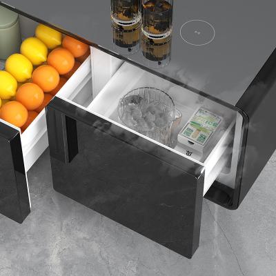 China Home Meubelen Mini koelkast Primst Hotel Bedside koelkast voor slaapkamer woonkamer Te koop