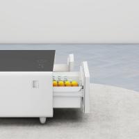 China Smart Refrigerator Modern Style Compressor Mini Coffee Table with Wireless Charging for sale