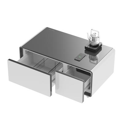 China Carregamento sem fio Hotel Minibar geladeira com alto-falantes e enchimento automático de água à venda