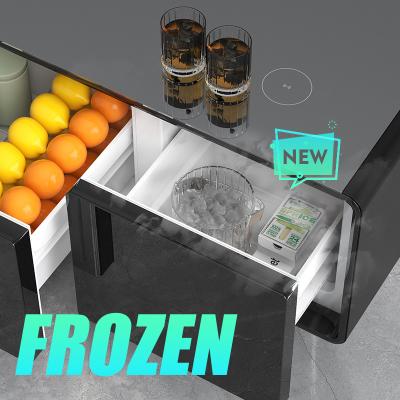 China Carregamento sem fio Hotel Minibar geladeira com alto-falantes e enchimento automático de água à venda