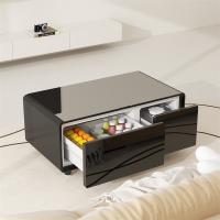 China Customized Smart Coffee Table with Refrigerated Freezer Drawer and Wireless Charging for sale