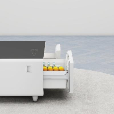 Cina Tavolo da caffè intelligente multifunzione con ricarica wireless e gamma di temperatura 0-8 in vendita